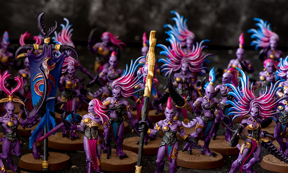 Daemonettes of Slaanesh - Miniaturen-Showroom - unsere bemalten ...